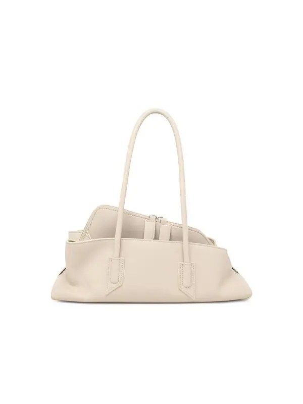 Attico La Passeggiata Small' Leather Bag - White