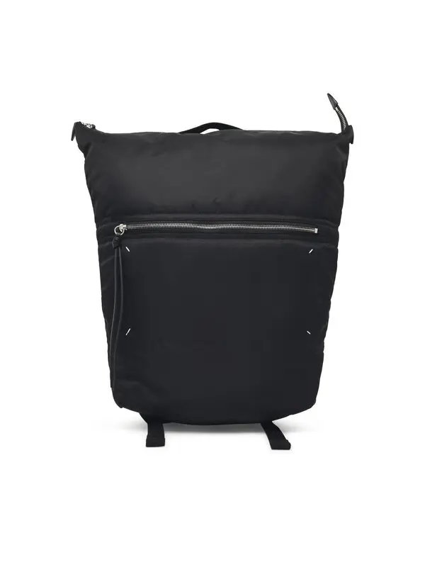 MAISON MARGIELA Zip Line' Fabric Backpack - Black