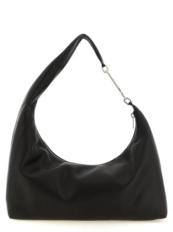 Rick Owens Cropped Gemini Shoulder Bag - Black