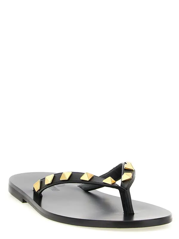 Valentino Garavani Rockstud Thong Sandals