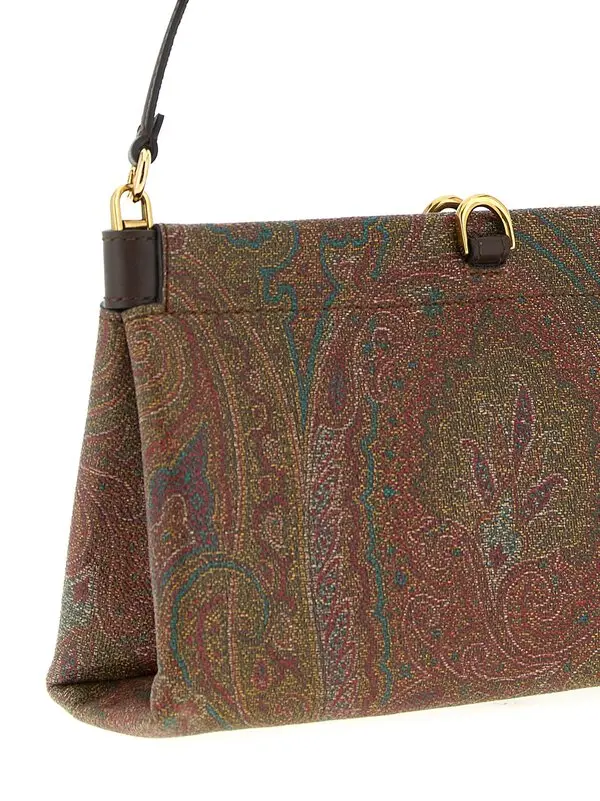 Etro Talk" Mini Clutch In Paisley Jacquard Fabric