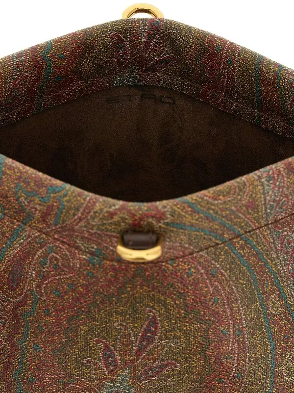 Etro Talk" Mini Clutch In Paisley Jacquard Fabric