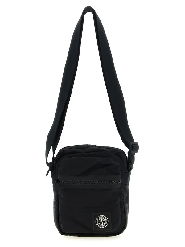 Stone Island 9200015' Crossbody Bag - Black