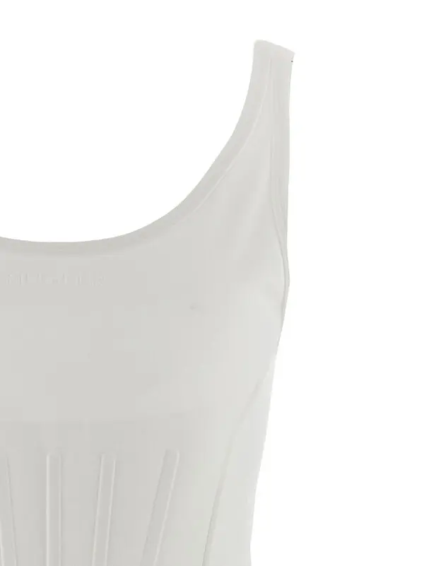 MUGLER Corseted Tank Top