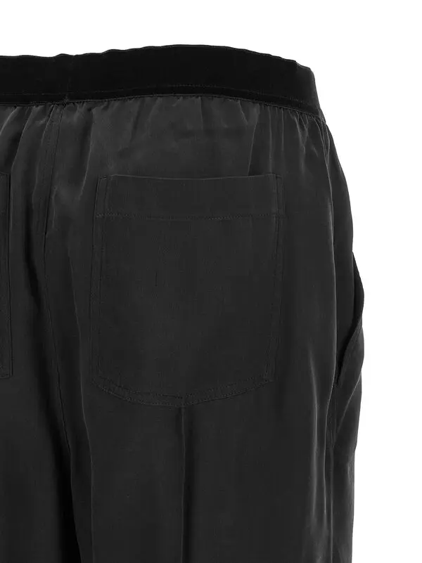 TOM FORD Silk Pants - Black