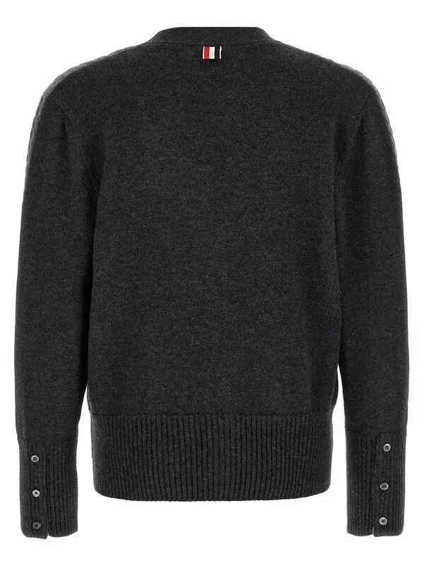 Thom Browne 2-in-1 Trompe L'oeil Wool Cardigan