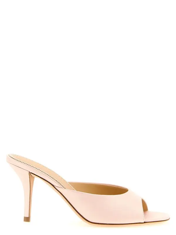 Magda Butrym Satin Mules - Pink