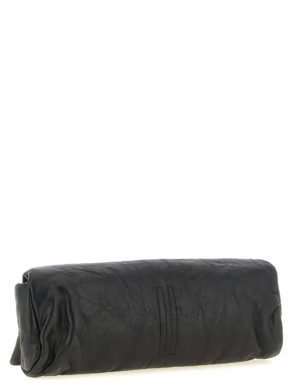 Rick Owens Baguette Clutch In Lambskin