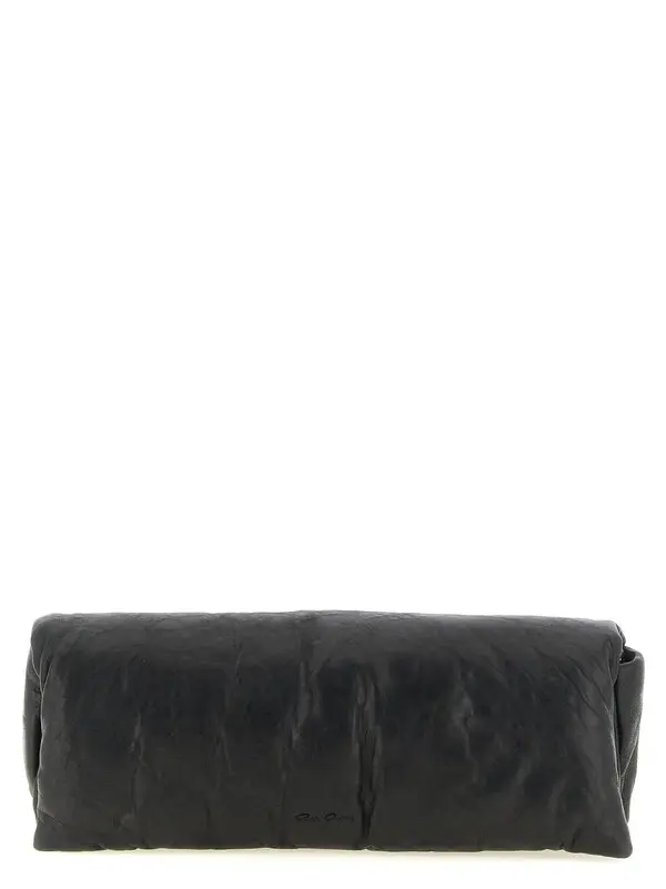 Rick Owens Baguette Clutch In Lambskin - Black