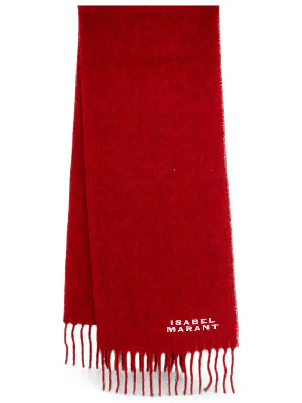 Isabel Marant Étoile Firny Wool Scarf - Red