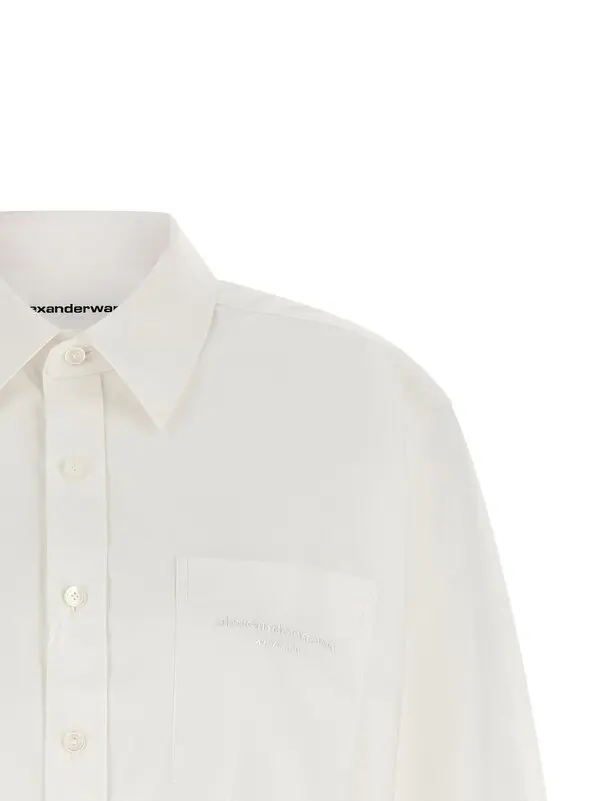 Alexander Wang Cropped Cotton Shirt