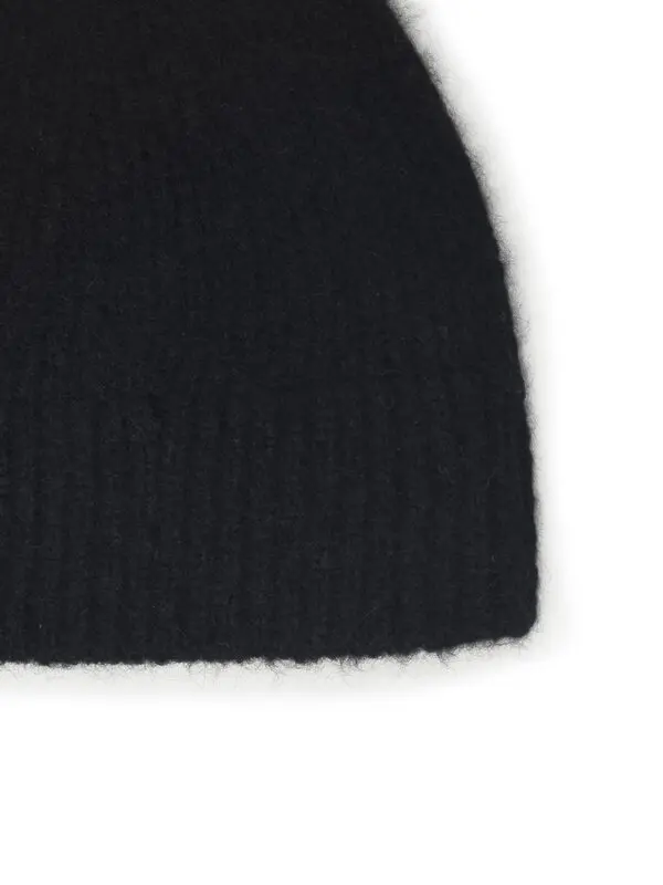 Dries Van Noten Alpaca Blend Beanie - Black