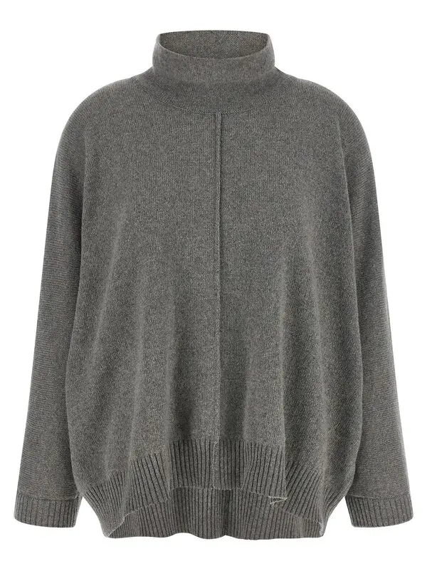 Alberta Ferretti Central Stitching Sweater - Gray