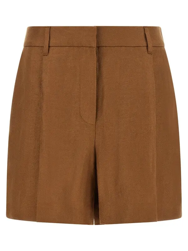 Brunello Cucinelli Monile Tailored Bermuda Shorts - Brown