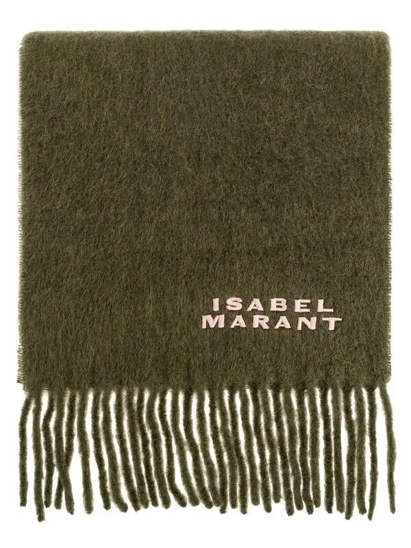 Isabel Marant Étoile Firny Wool Scarf - Green