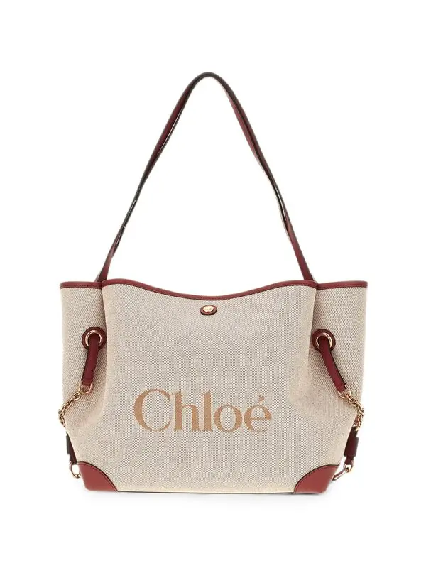 Chloé Borsa Clover In Tela Da Portare In Due Modi - Multicolor