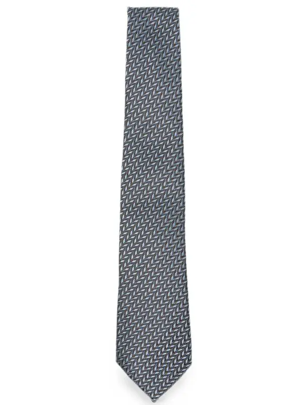 Giorgio Armani Silk Cravat - Gray