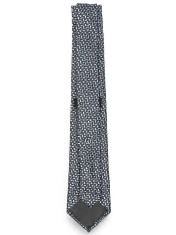 Giorgio Armani Silk Cravat - Gray