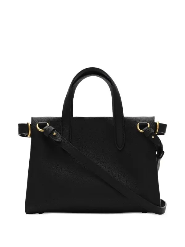 Burberry Mini Cotswolds Check Tote Bag - Black