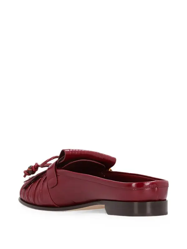 Fendi Baguette Leather Sabots