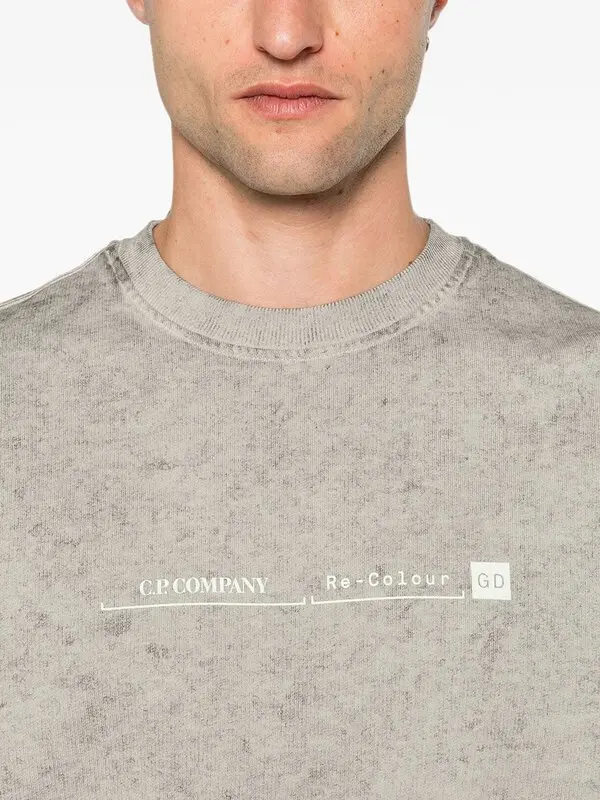 C.P. COMPANY Crewneck Sweatshirt With Graphic Detail