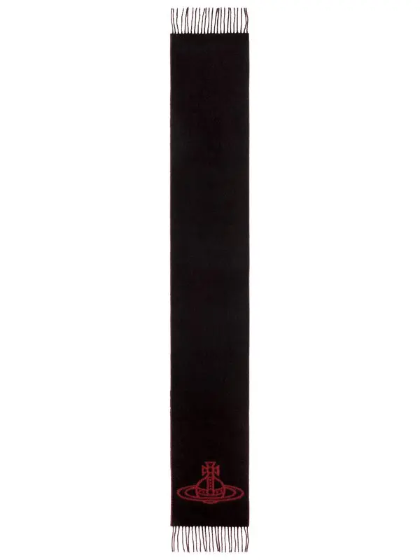 VIVIENNE WESTWOOD Double Face Wool Scarf