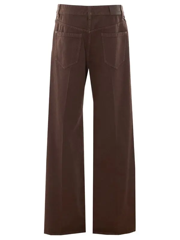 Brunello Cucinelli Cotton Pants - Brown
