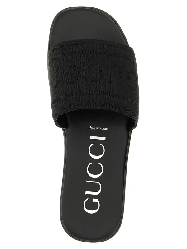 Gucci Jacquard Logo Slides