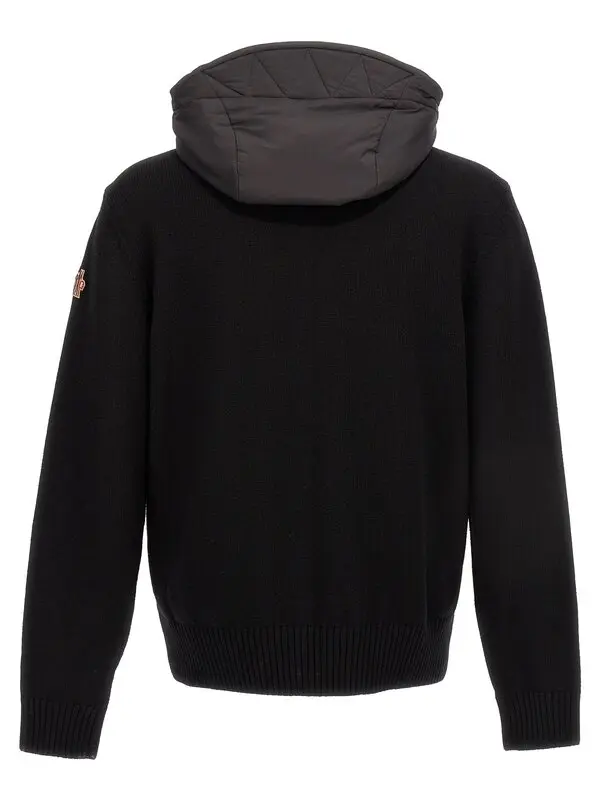 Moncler Bimaterial Cardigan