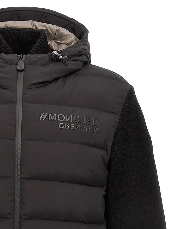 Moncler Bimaterial Cardigan