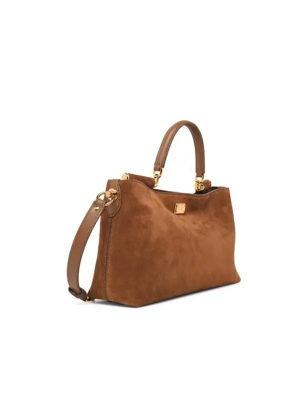 Dolce & Gabbana Medium Vittoria Suede Handbag