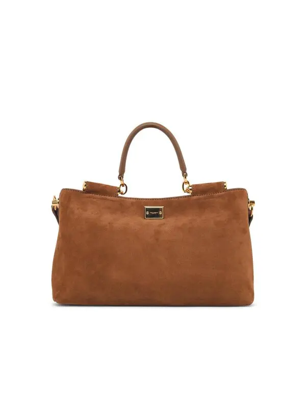 Dolce & Gabbana Medium Vittoria Suede Handbag