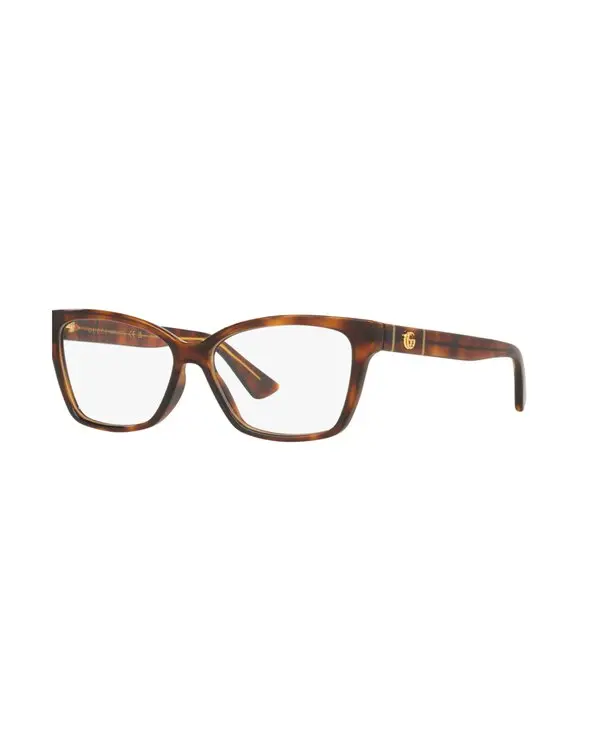 Gucci Cat Eye Plastic Gg0634o Eyeglasses - Tortoise