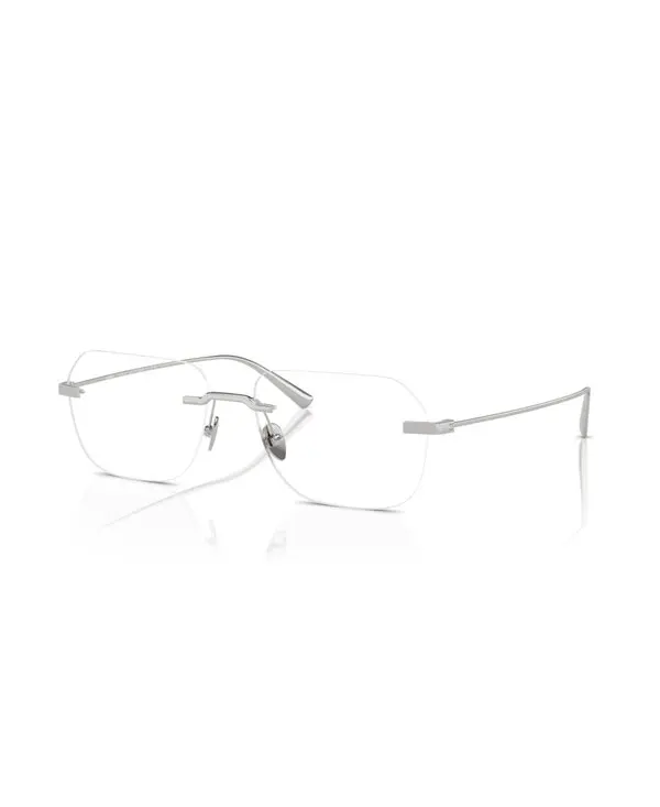 SCUDERIA FERRARI Pillow Eyeglasses - Silver
