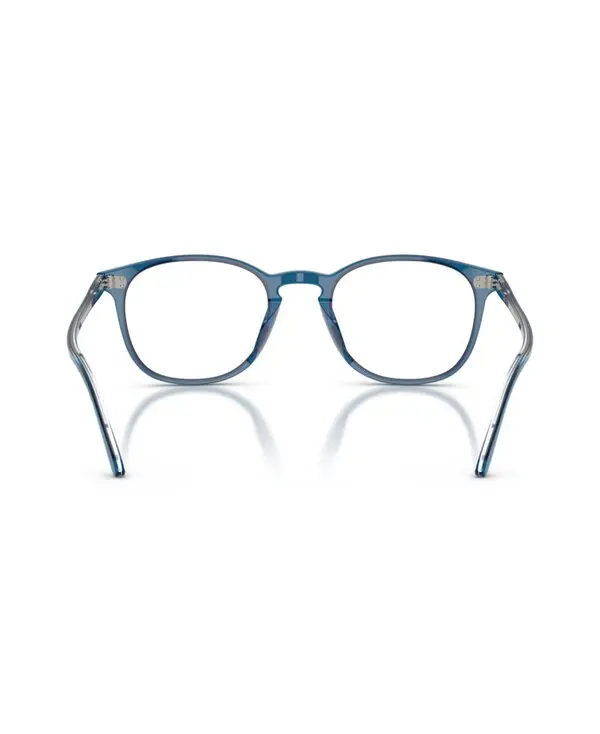 Oliver Spencer Square Finley Vintage Eyeglasses - Tesukon Blue