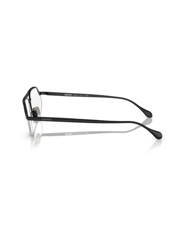 SCUDERIA FERRARI Irregular Metal Eyeglasses - Matte Black