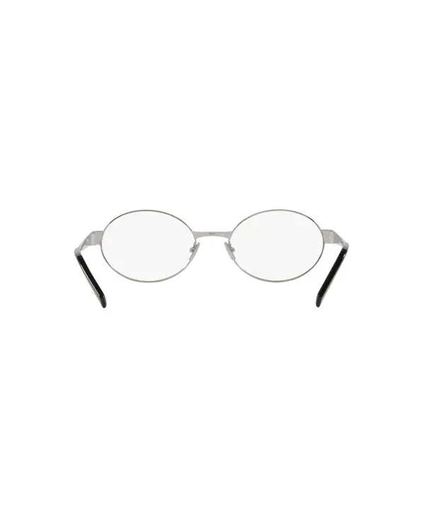 Saint Laurent Tone Oval Eyeglasses - Silver