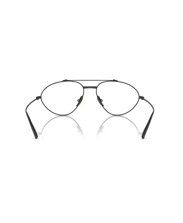 SCUDERIA FERRARI Irregular Titanium Eyeglasses - Matte Black