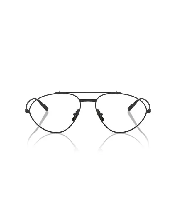 SCUDERIA FERRARI Irregular Titanium Eyeglasses - Matte Black