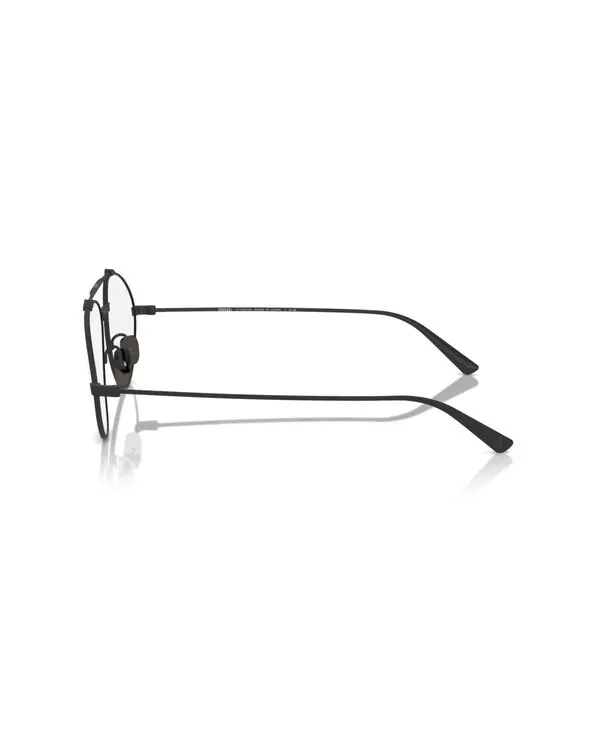 SCUDERIA FERRARI Irregular Titanium Eyeglasses - Matte Black