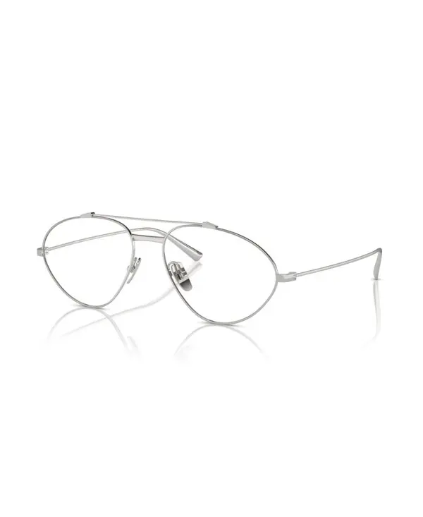 SCUDERIA FERRARI Irregular Titanium Eyeglasses - Silver