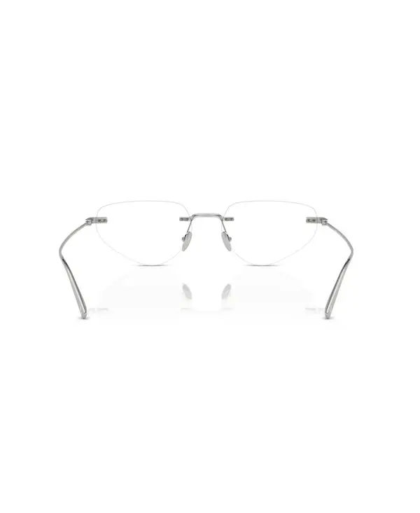 SCUDERIA FERRARI Irregular Rimless Eyeglasses - Silver
