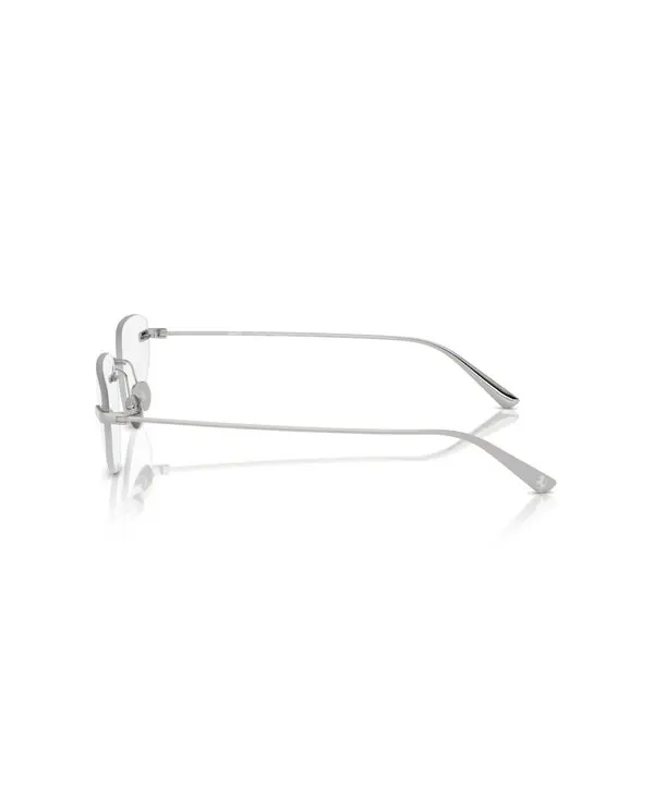 SCUDERIA FERRARI Irregular Rimless Eyeglasses - Silver