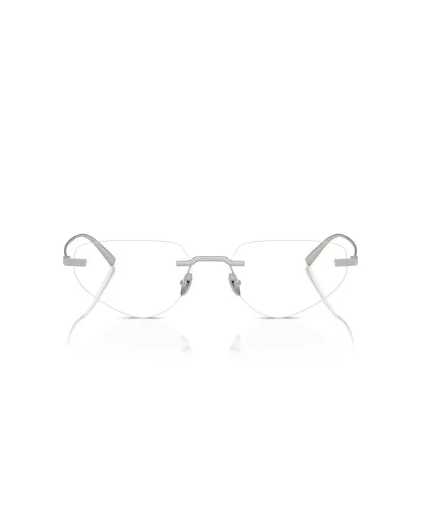 SCUDERIA FERRARI Irregular Rimless Eyeglasses - Silver