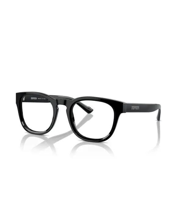 SCUDERIA FERRARI Round Eyeglasses - Black