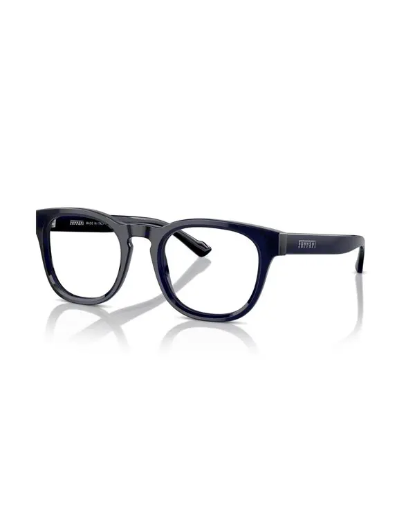 SCUDERIA FERRARI Round Acetate Eyeglasses - Blue