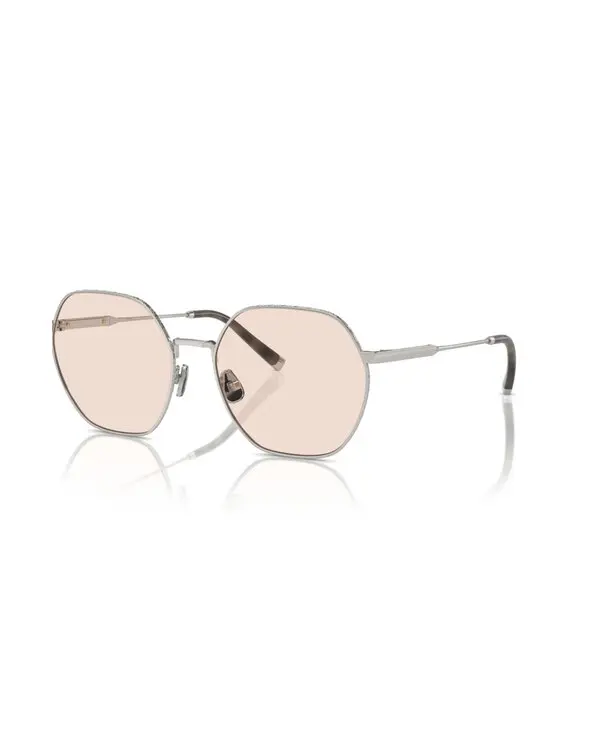 Brunello Cucinelli Octagonal Titanium Eyeglasses - Silver