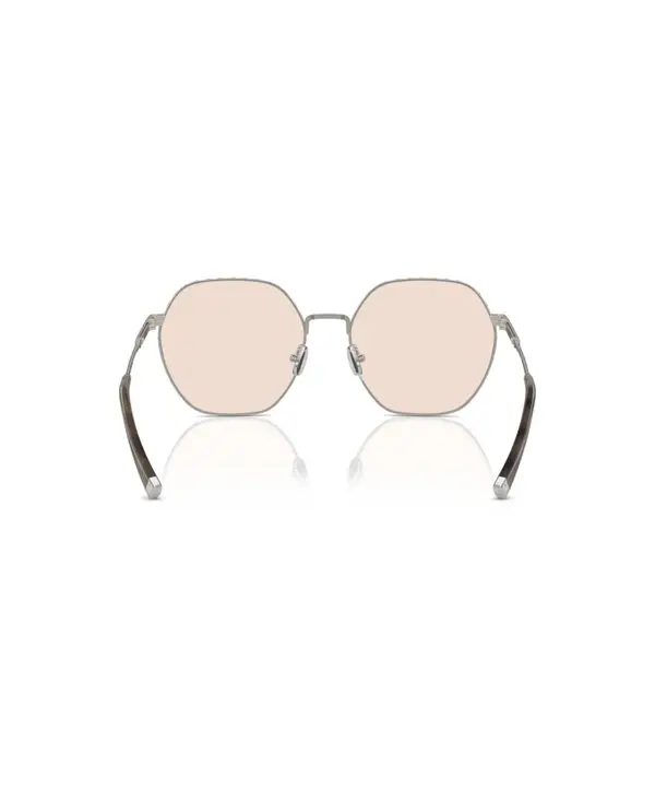 Brunello Cucinelli Octagonal Titanium Eyeglasses - Silver