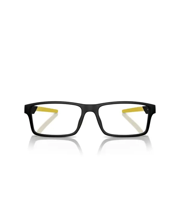 SCUDERIA FERRARI Rectangle Eyeglasses - Matte Black