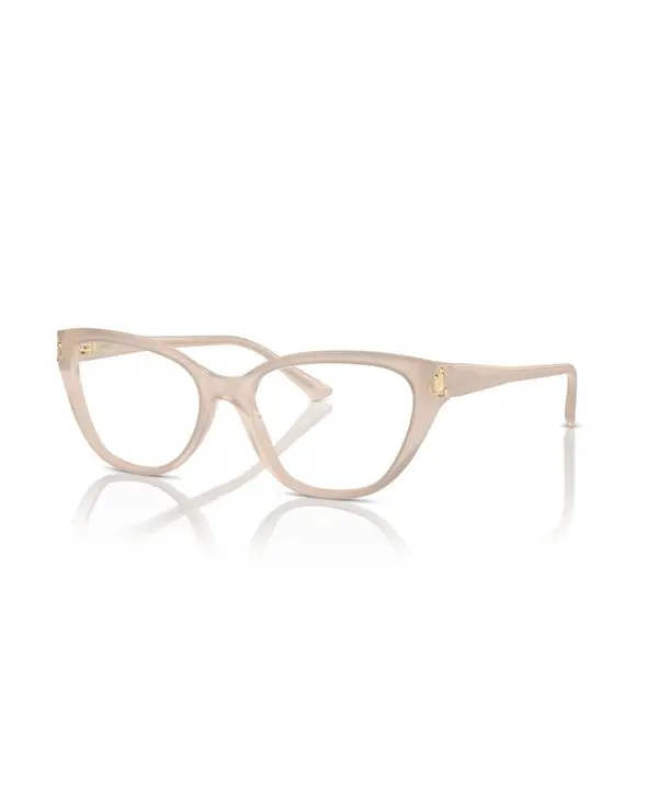 JIMMY CHOO Cat Eye Eyeglasses With Tortoiseshell Acetate - Opal Sand